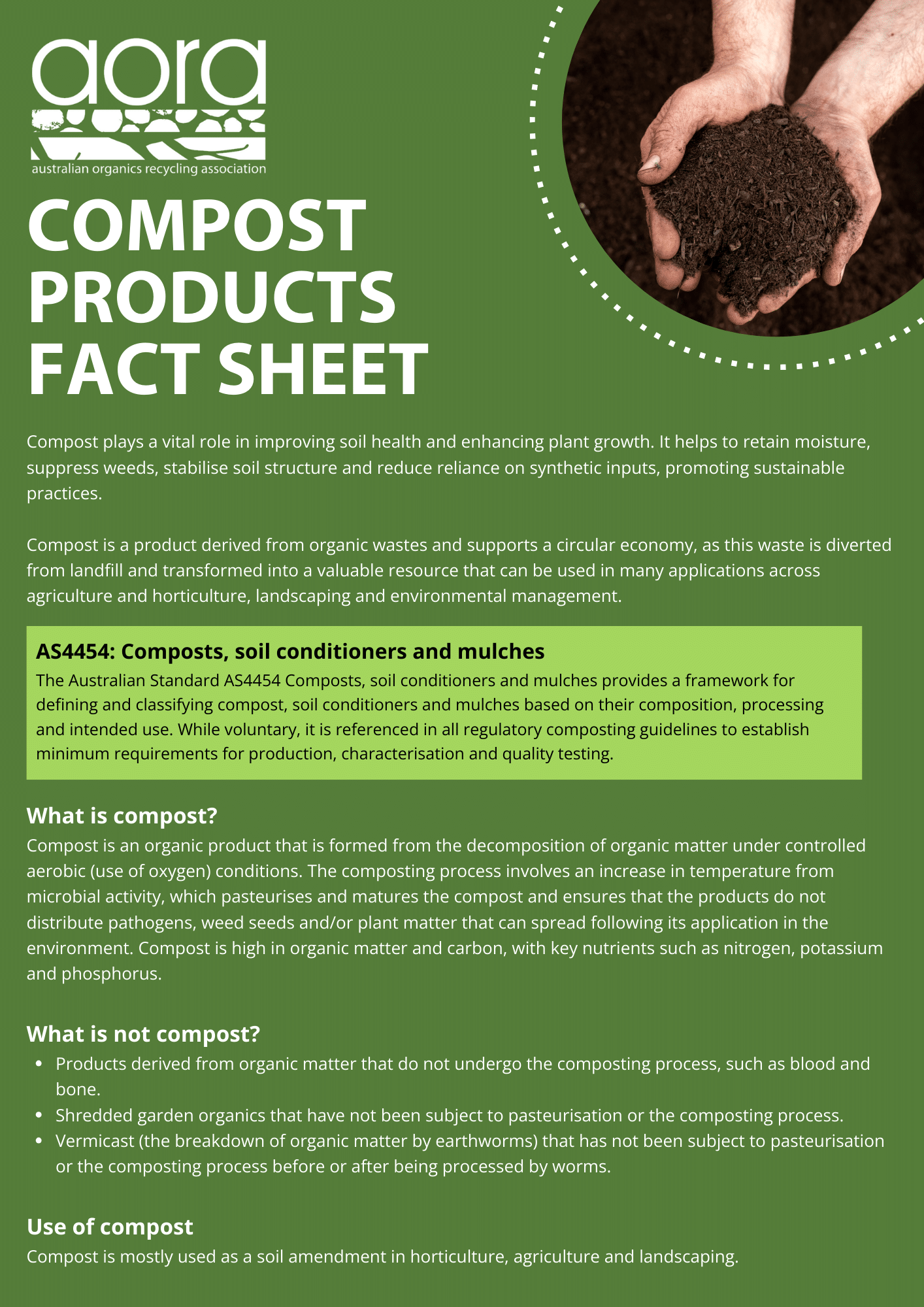 Compost Fact Sheets - AORA